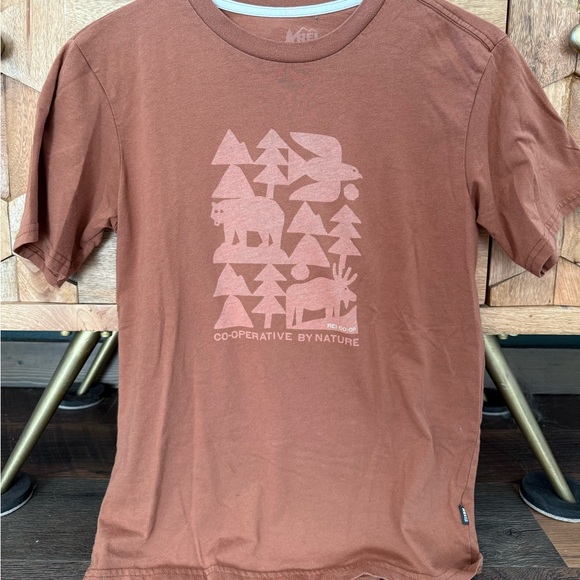 REI | Tops | Rei Red Graphic Tee | Poshmark